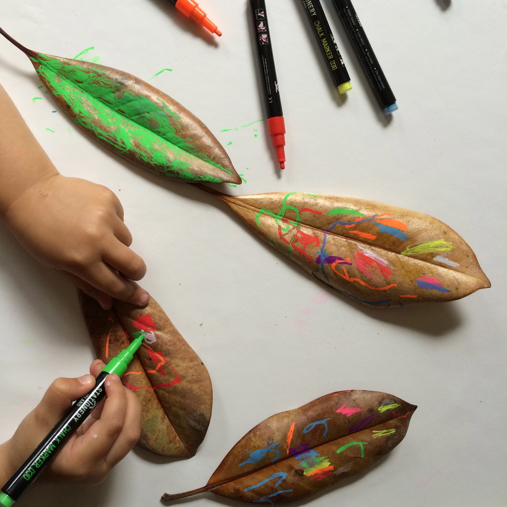 African Mask Leaves | Colourful Minds