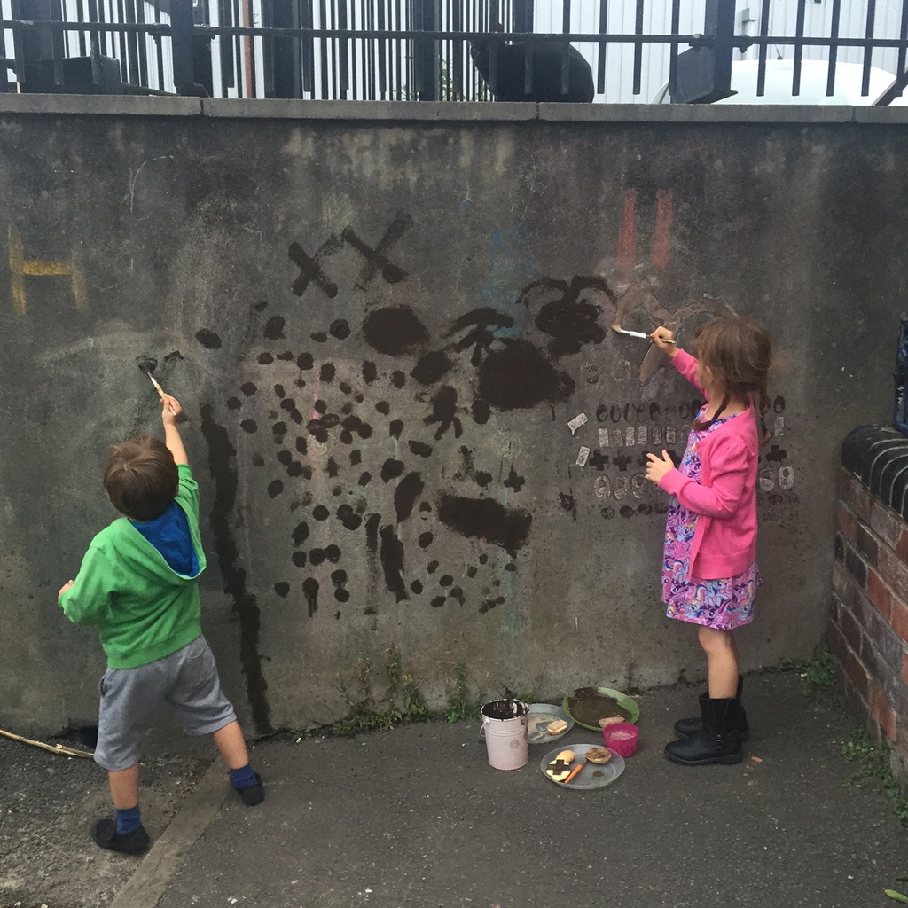 Mud and Potato Printing | Colourful Minds