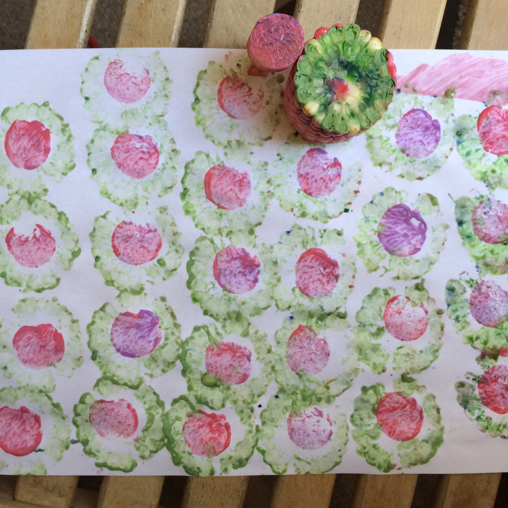 Vegetable Printing | Colourful Minds