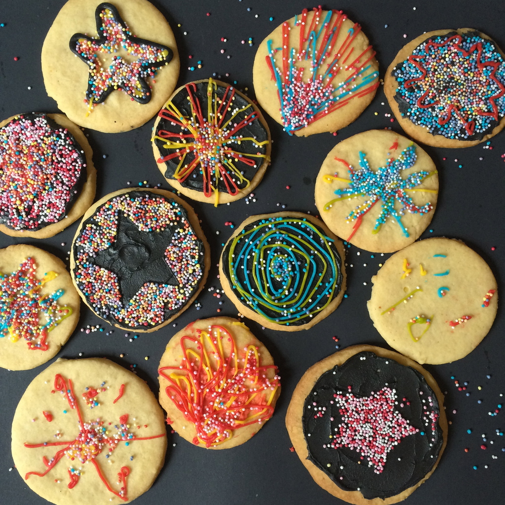 Fireworks Cookies | Colourful Minds