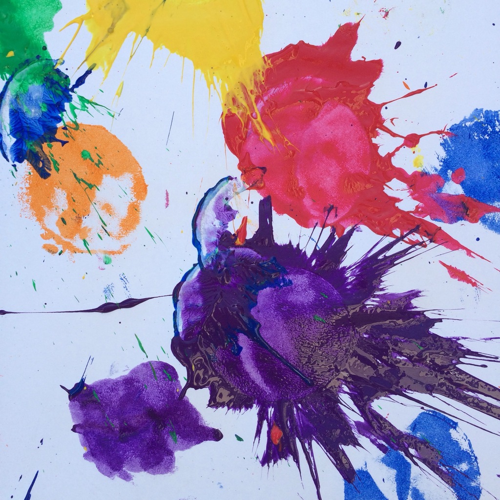 Splat Painting | Colourful Minds