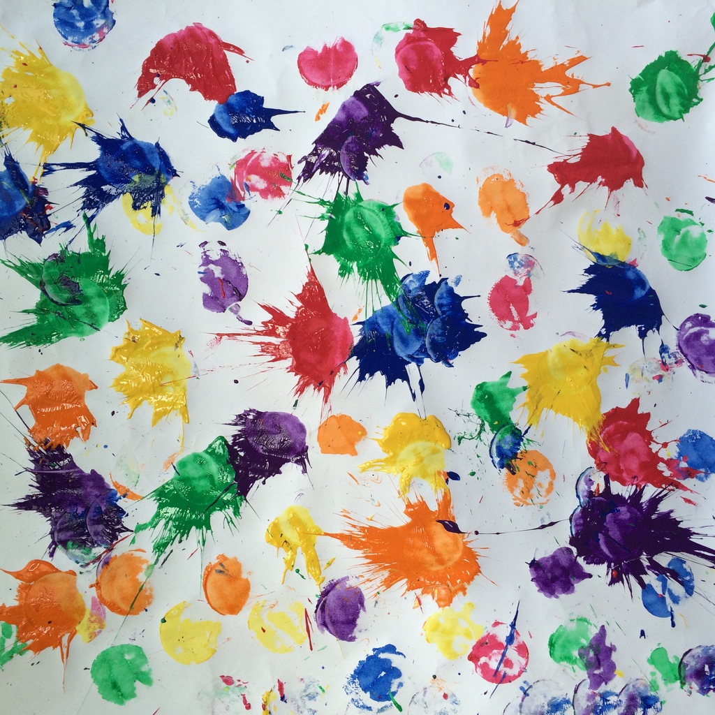 Splat Painting | Colourful Minds