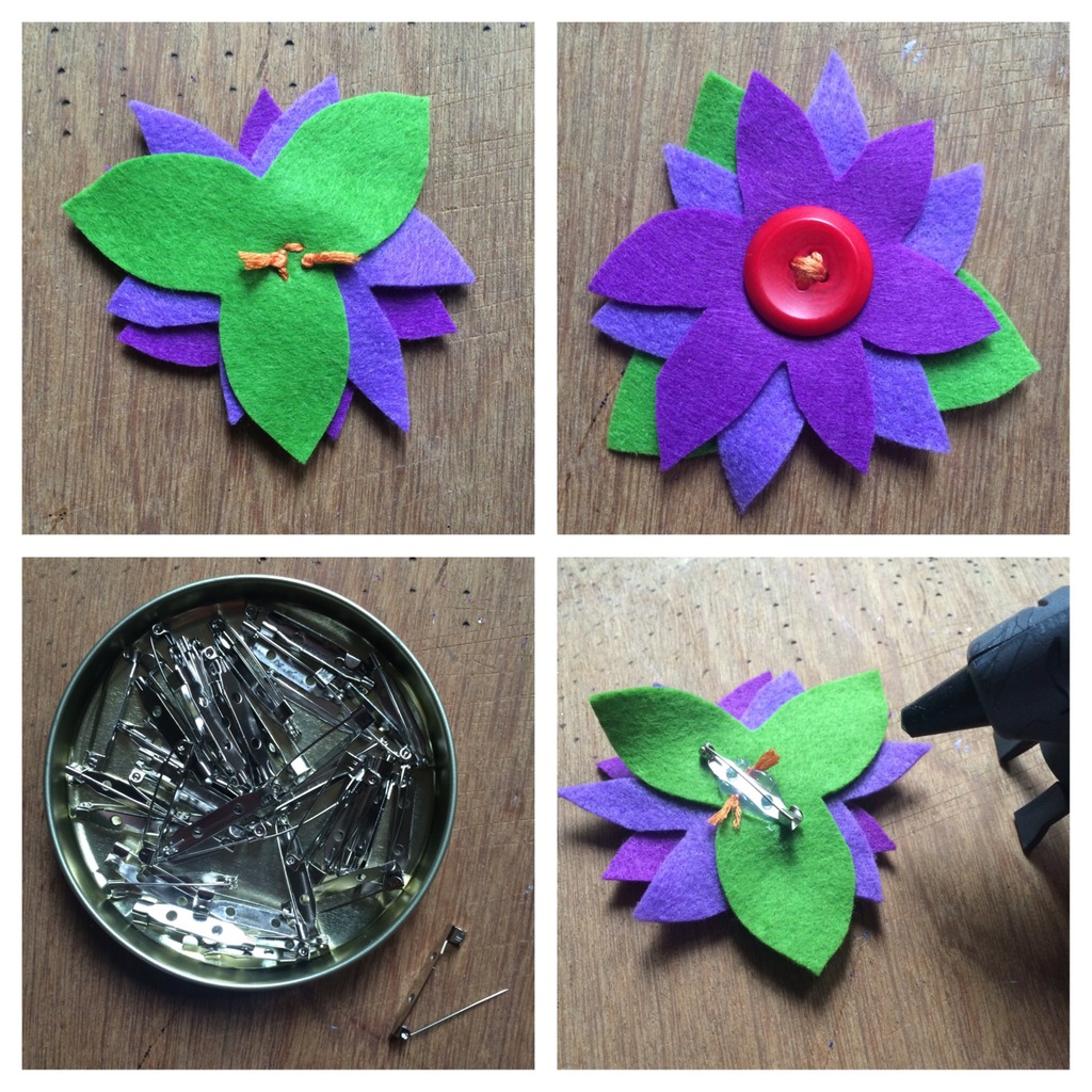 Felt Brooches | Colourful Minds