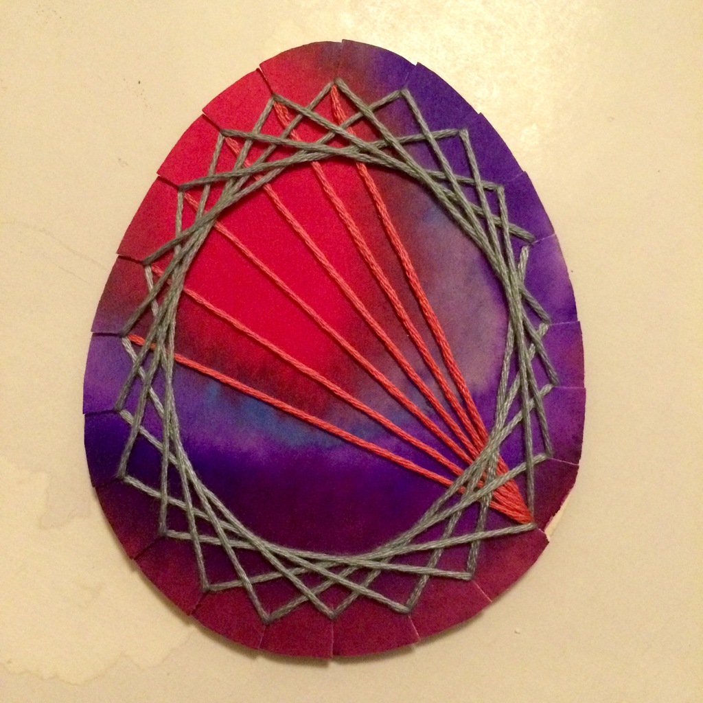 Embroidered Eggs | Colourful Minds