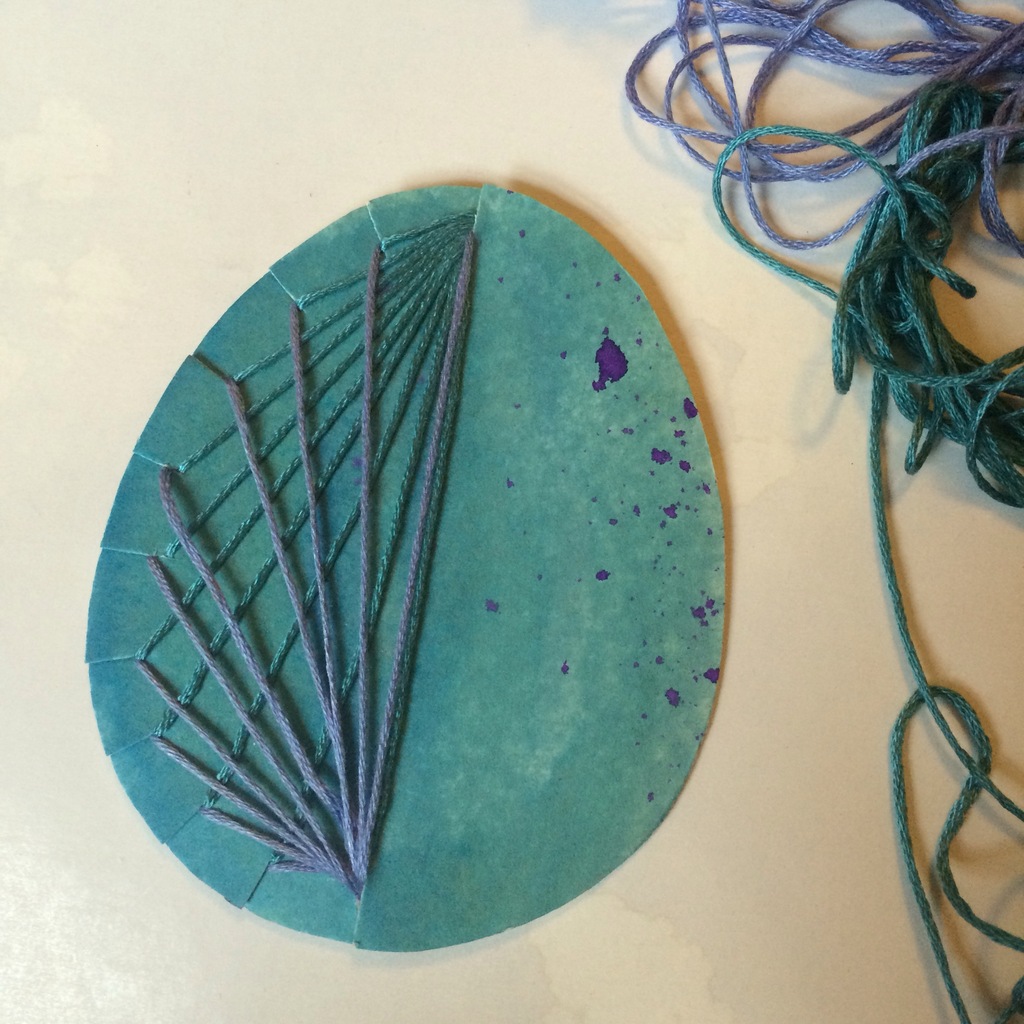 Embroidered Eggs | Colourful Minds