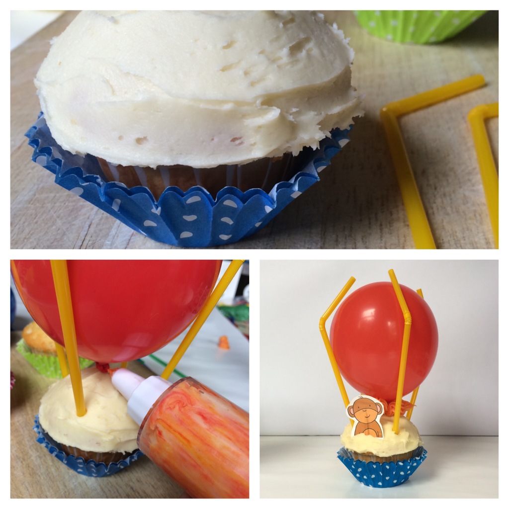 Hot Air Balloon Cupcakes | Colourful Minds