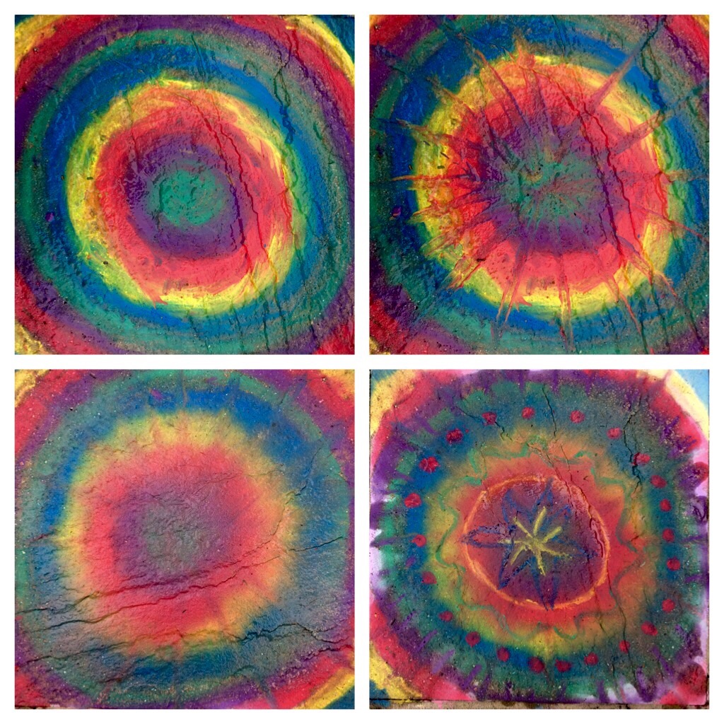 Wet Chalk Painting | Colourful Minds