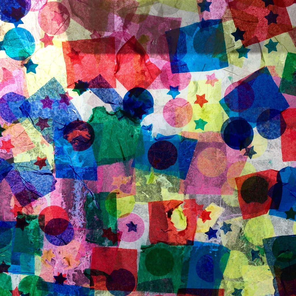 Tissue Paper Stained Glass | Colourful Minds