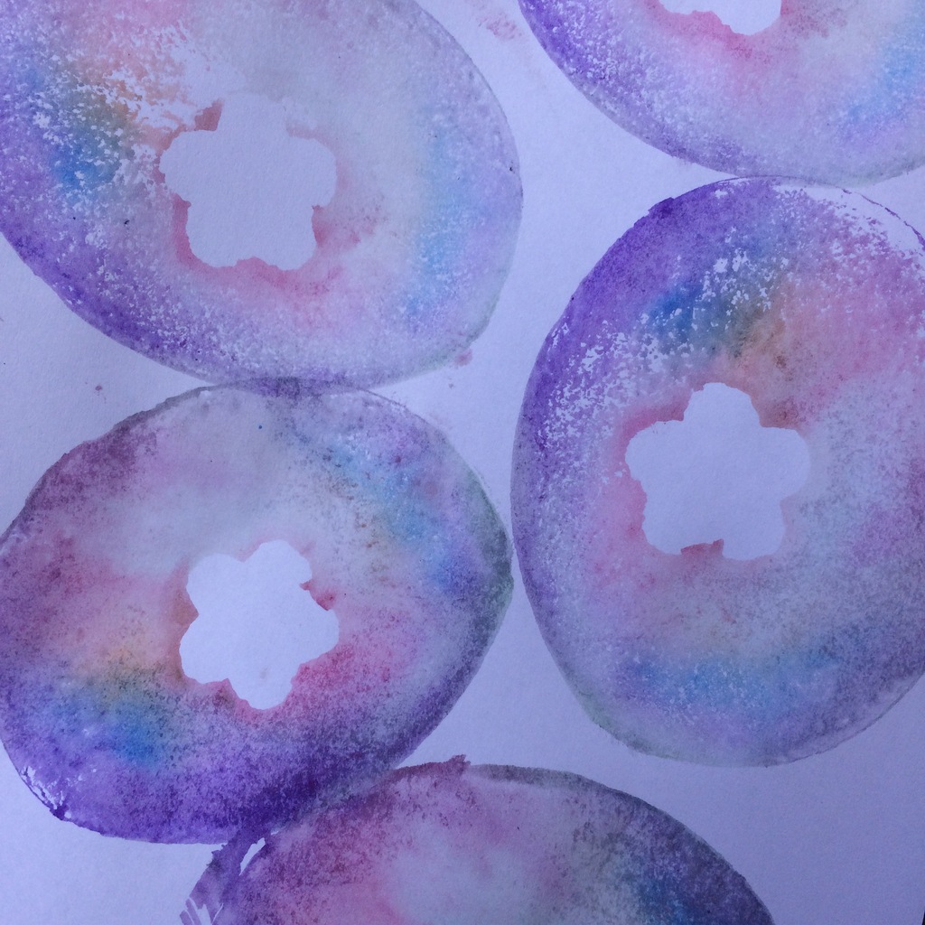 Negative Potato Prints | Colourful Minds