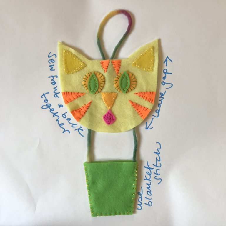 Hot Air Balloon Cat | Colourful Minds