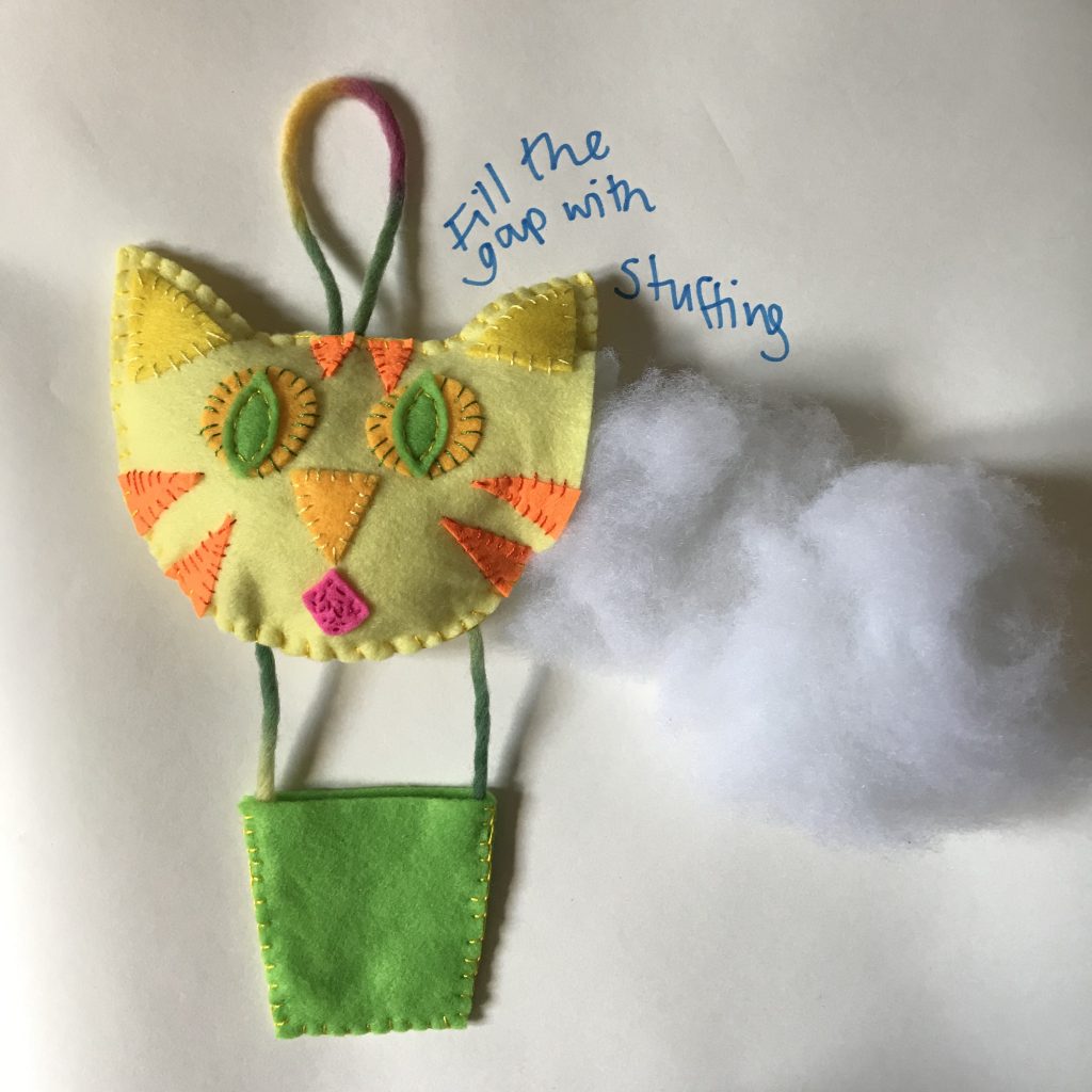 Hot Air Balloon Cat | Colourful Minds